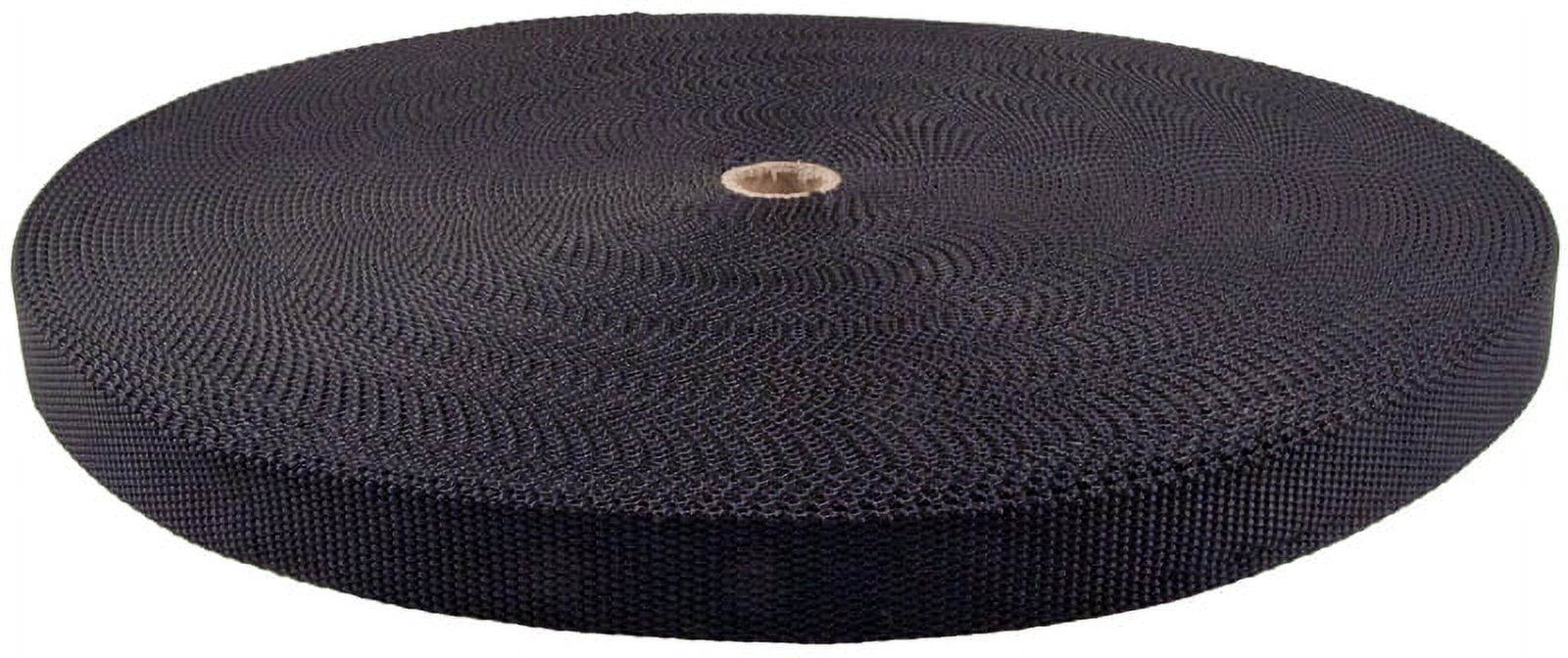 1 inch Black Super Heavy Polypro Webbing Closeout, 50 Yards - Walmart.com