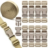 1 inch Buckles Straps Set with 10 Yards Nylon Webbing Strap,10 pcs ...