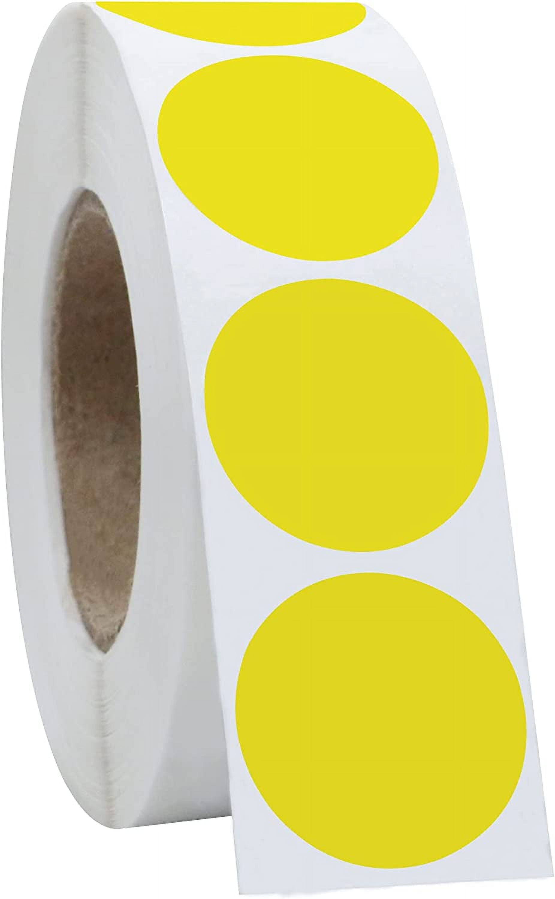 1 inch Circle Stickers Dot Label Color Coding Labels Adhesive Round ...