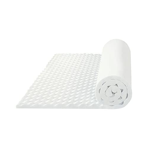 1-inch Convoluted Foam Mattress Topper with Egg Shell Design ...