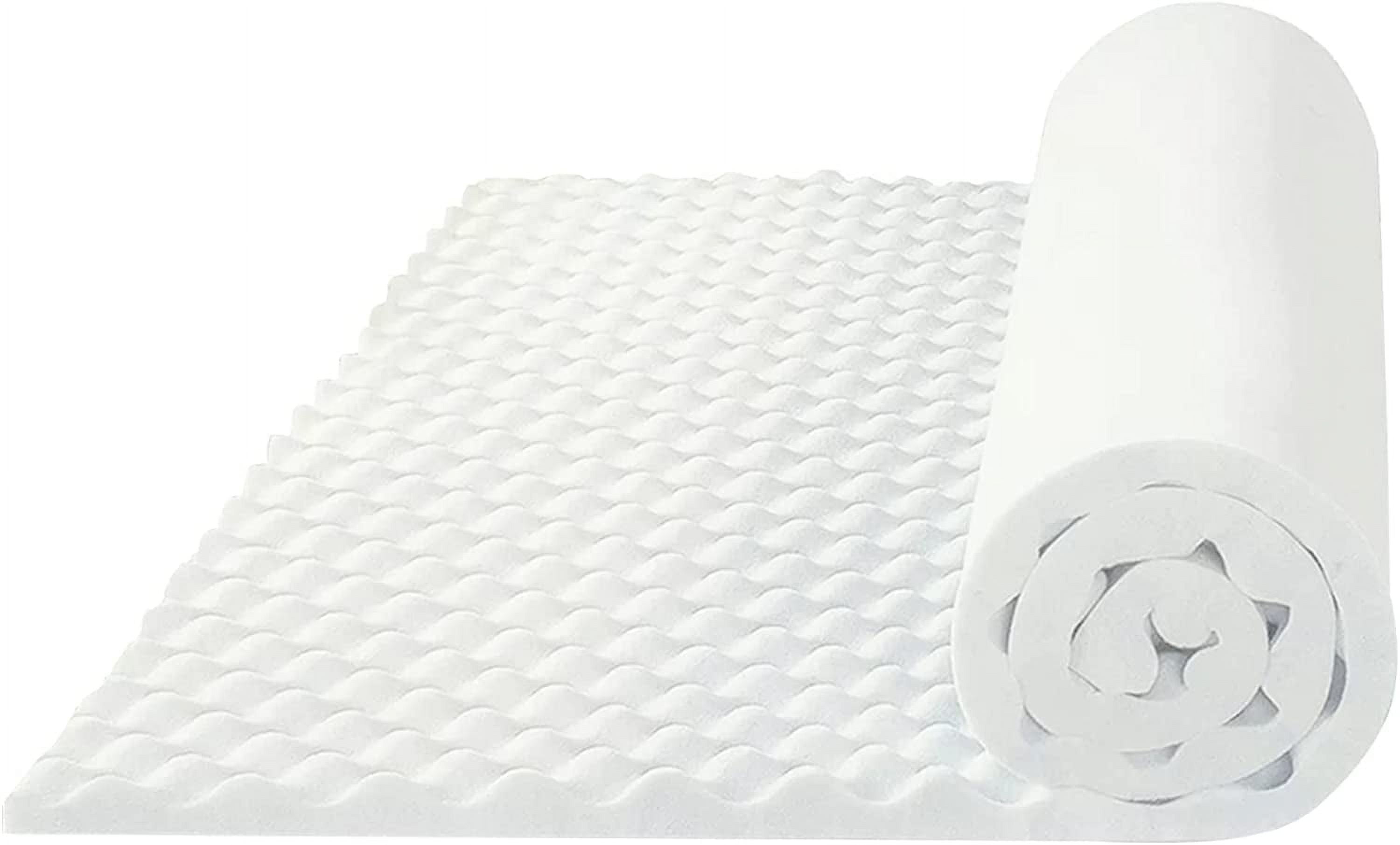 1-inch Convoluted Foam Mattress Topper with Egg Shell Design ...