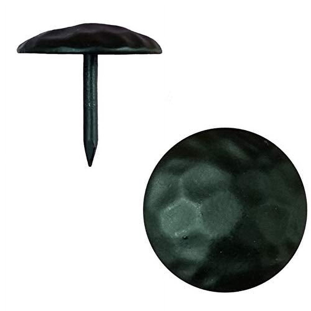 1 inch Premium Decorative Nails Clavos, 25 Pack, Black Powder Coat ...