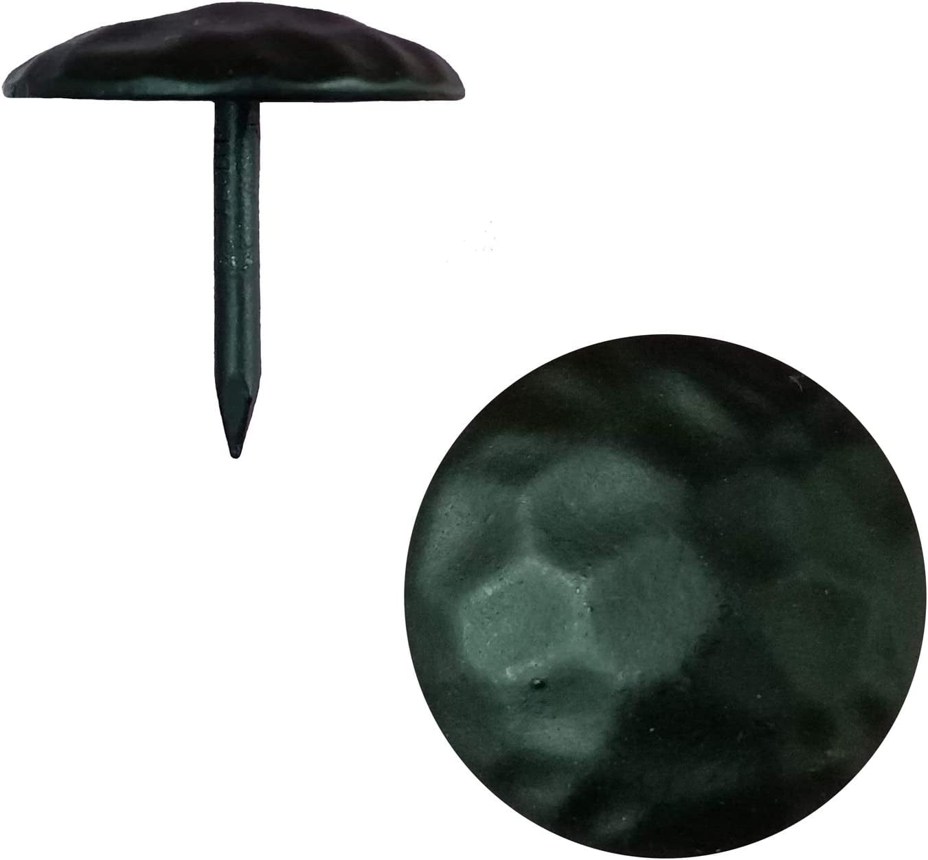 1 inch Premium Decorative Nails Clavos, 25 Pack, Black Powder Coat ...