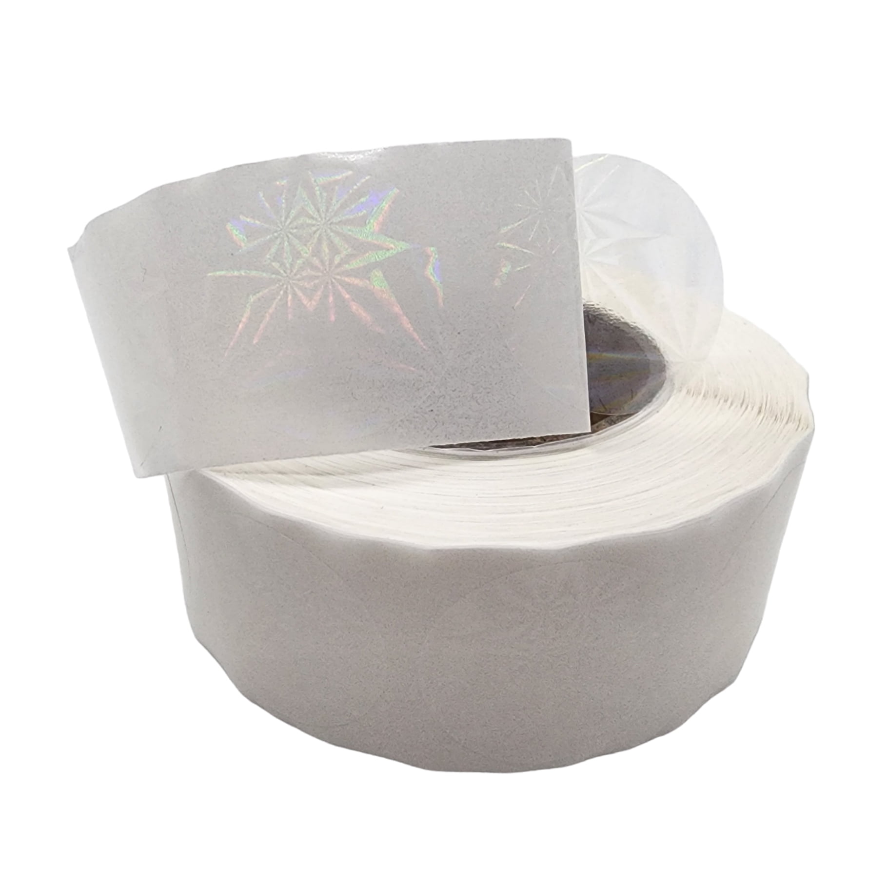 1 inch Round Clear Sealing Stickers. 1000 pcs Transparent Wafer Circle ...