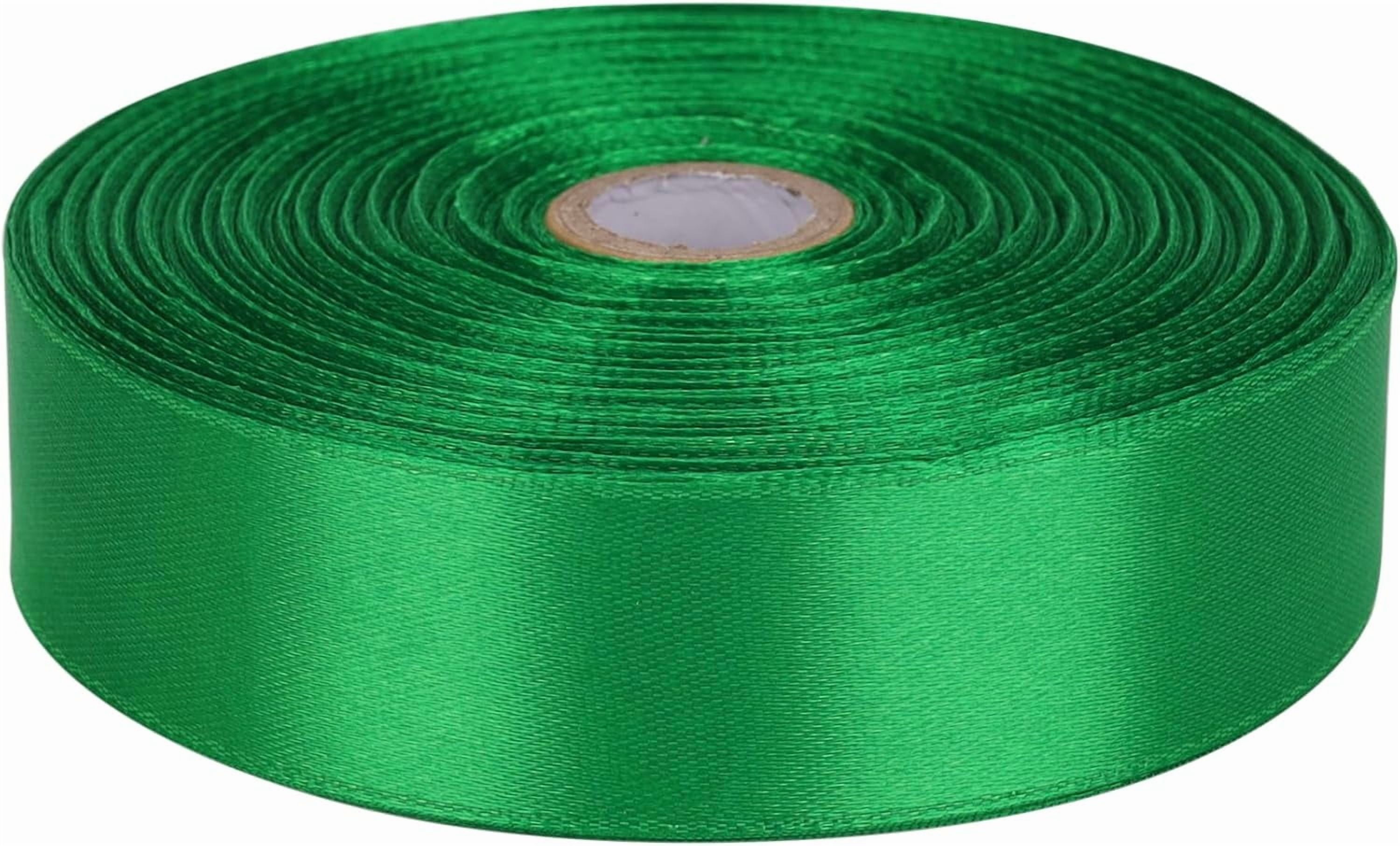 1 inch Satin Ribbon 50 Yards Solid Fabric Ribbons Roll for Wedding ...