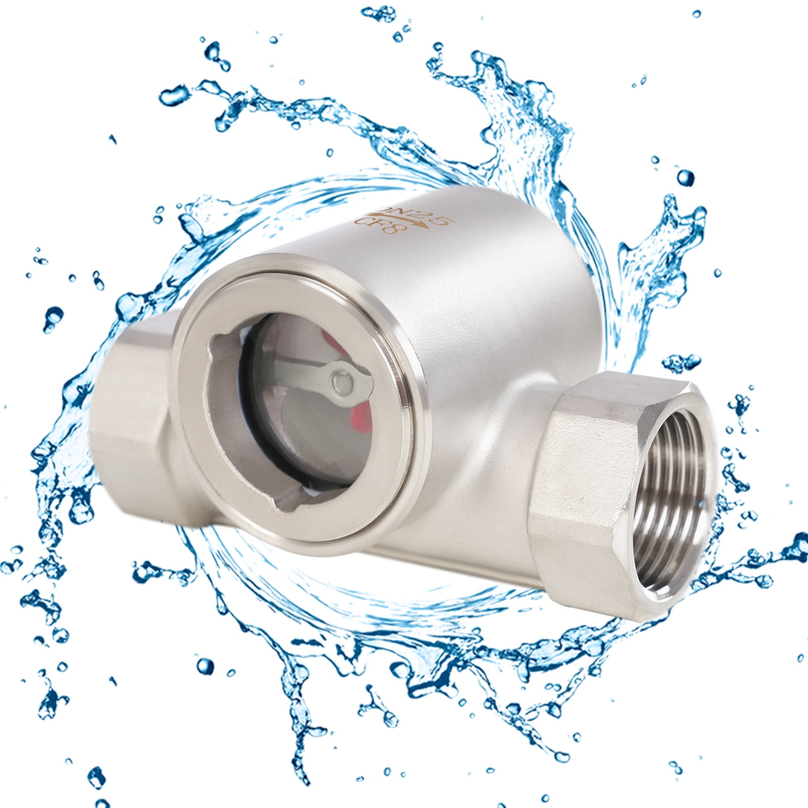 1 inch Water Flow Meter Indicator for Water Cooling Monitoring DN25 ...