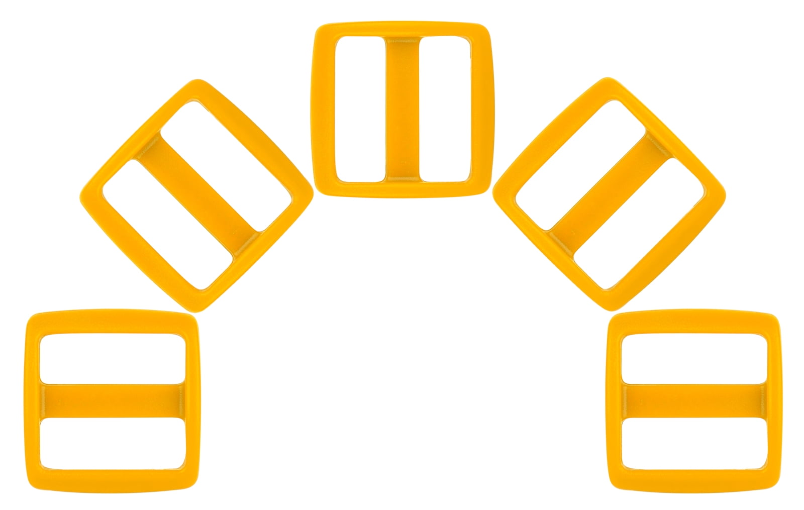 1 inch Yellow YKK Wide Mouth Heavyduty Triglide Slides, 50 Pack ...