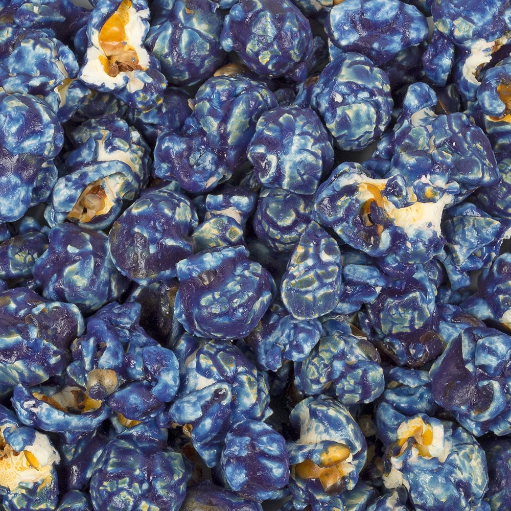 1 lb Dark Blue Candy Coated Popcorn Vanilla Flavored (1lb Bag ...