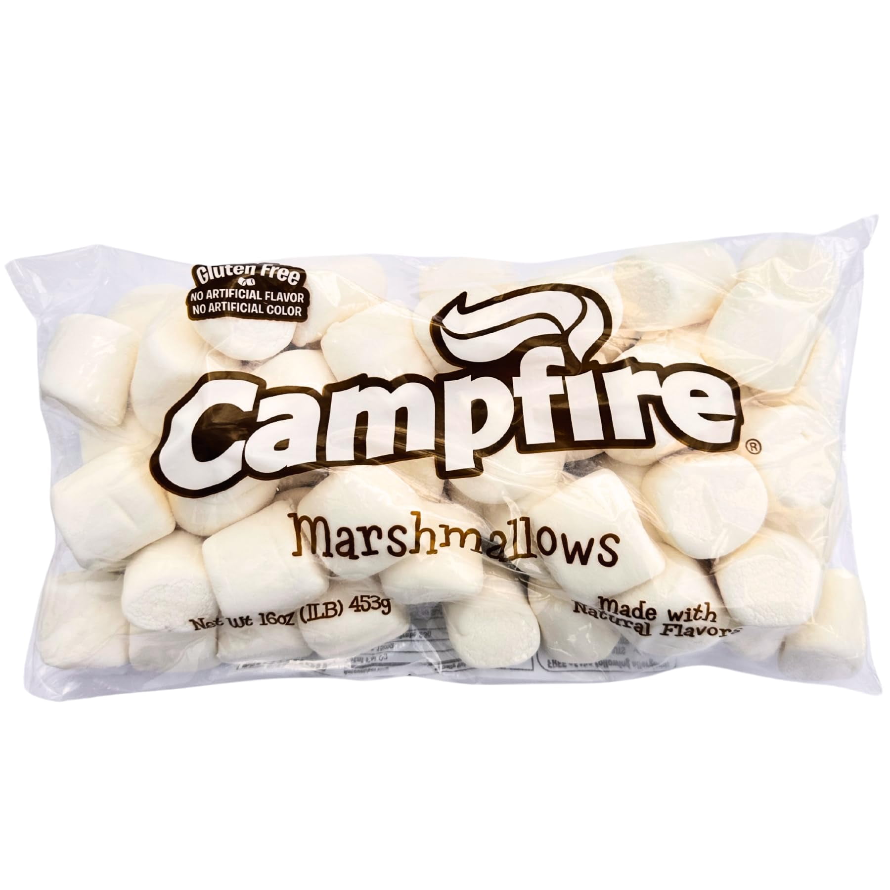 1 lb Large White DEF29 Marshmallows - Made with Natural Vanilla, No ...