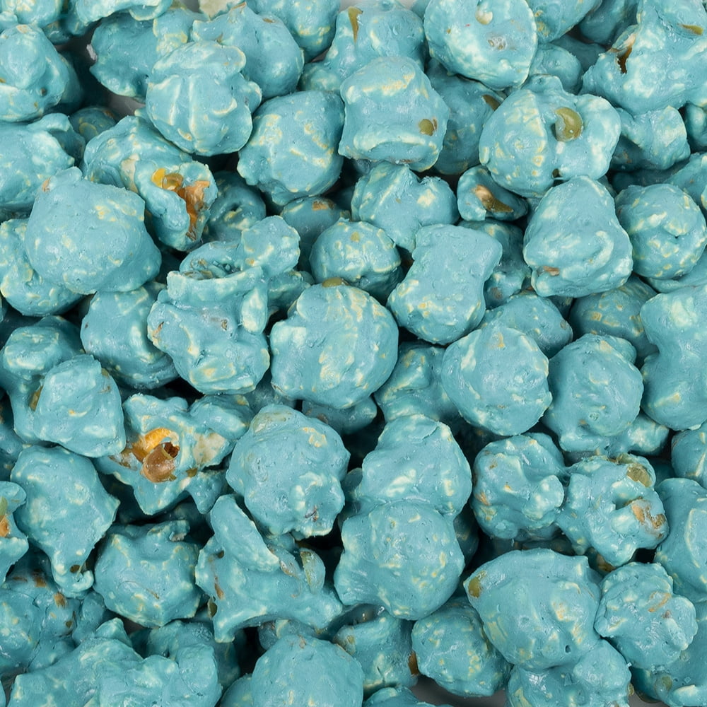 1 lb Light Blue Candy Coated Popcorn Vanilla Flavored (1lb Bag ...