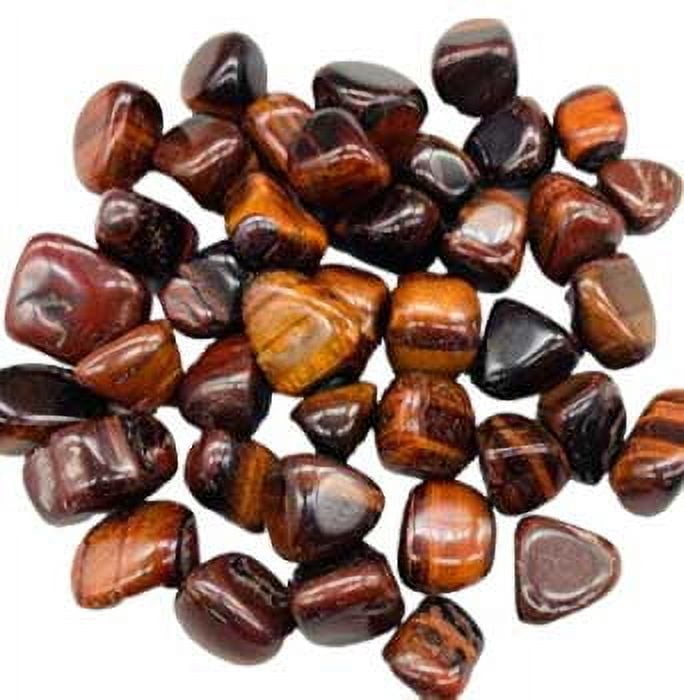 1 lb Tiger Eye, Red tumbled stones | Trending Now - Walmart.com