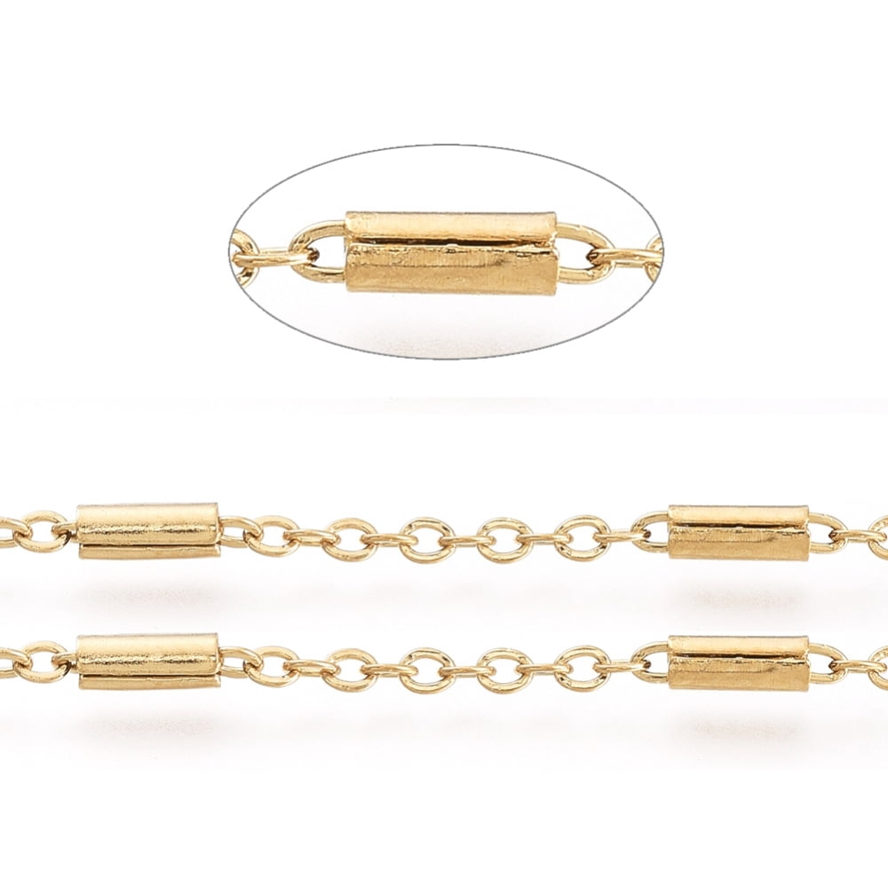 1 m 3.28 Feet Ion Plating(IP) 304 Stainless Steel Cable Chains with ...