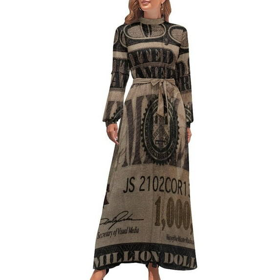 1 million dollar bill Long Dress Bride dresses sexy dress prom dress ...