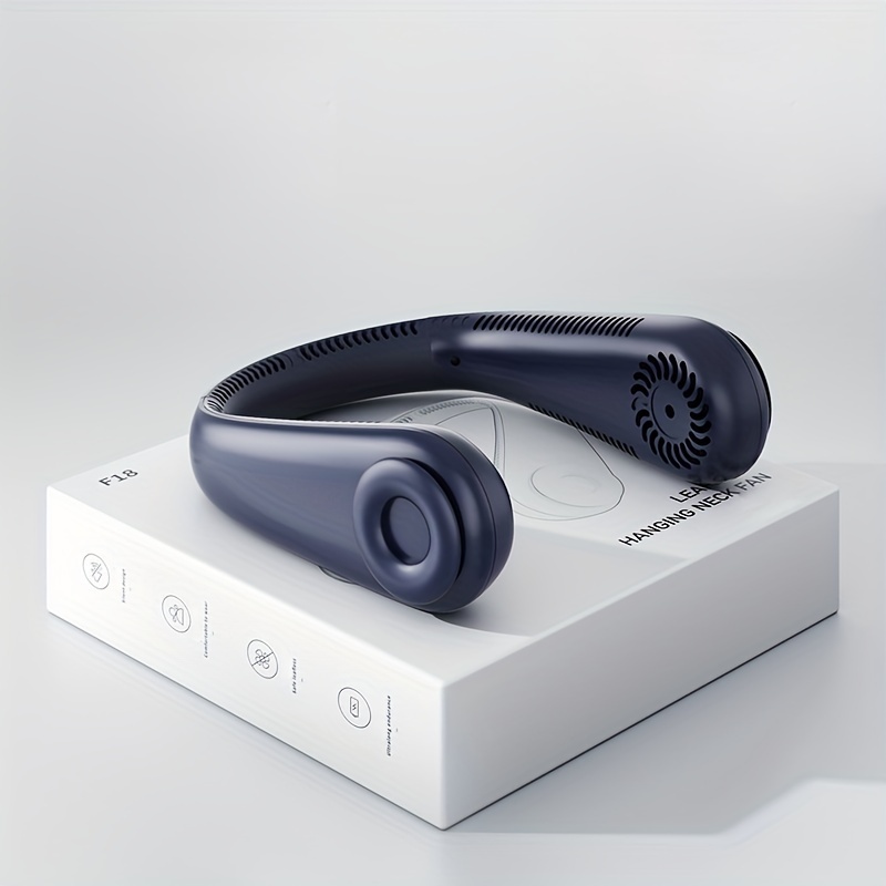 1 mini USB rechargeable neck fan upper and lower dual-channel airflow ...