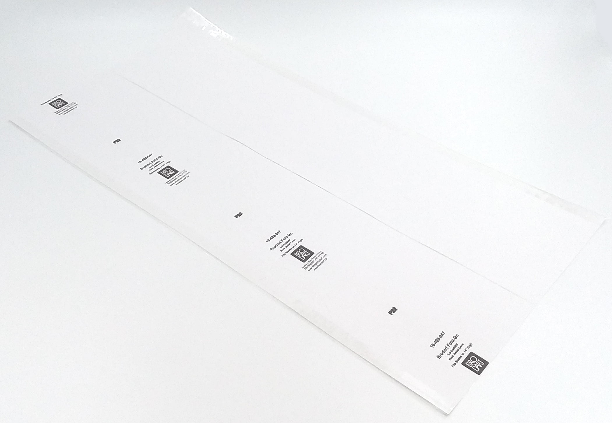1 (one) sheet Brodart Fold-On Lo-Luster Book Jacket Cover - 14" x 28 ...