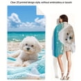1 oversized Bichon Terrier Beach Towel - a fast-absorbing, soft and ...