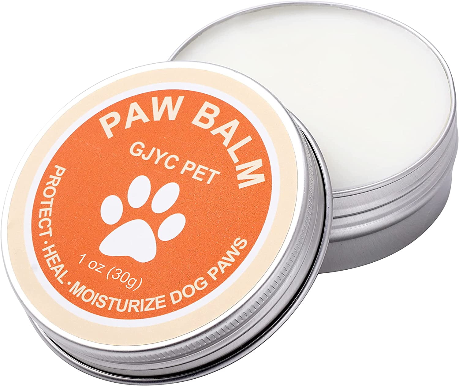 1 oz (30g) Natural Dog Paw Balm & Nose Balm, Lick Safe Paw Protector ...