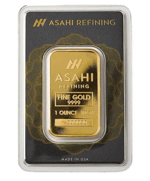 Asahi Refining 1 Oz Gold Bar .9999 Fine (In Assay) - Walmart.com