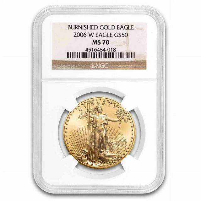 1 oz Burnished American Gold Eagle MS-70 NGC (Random Year) - Walmart.com
