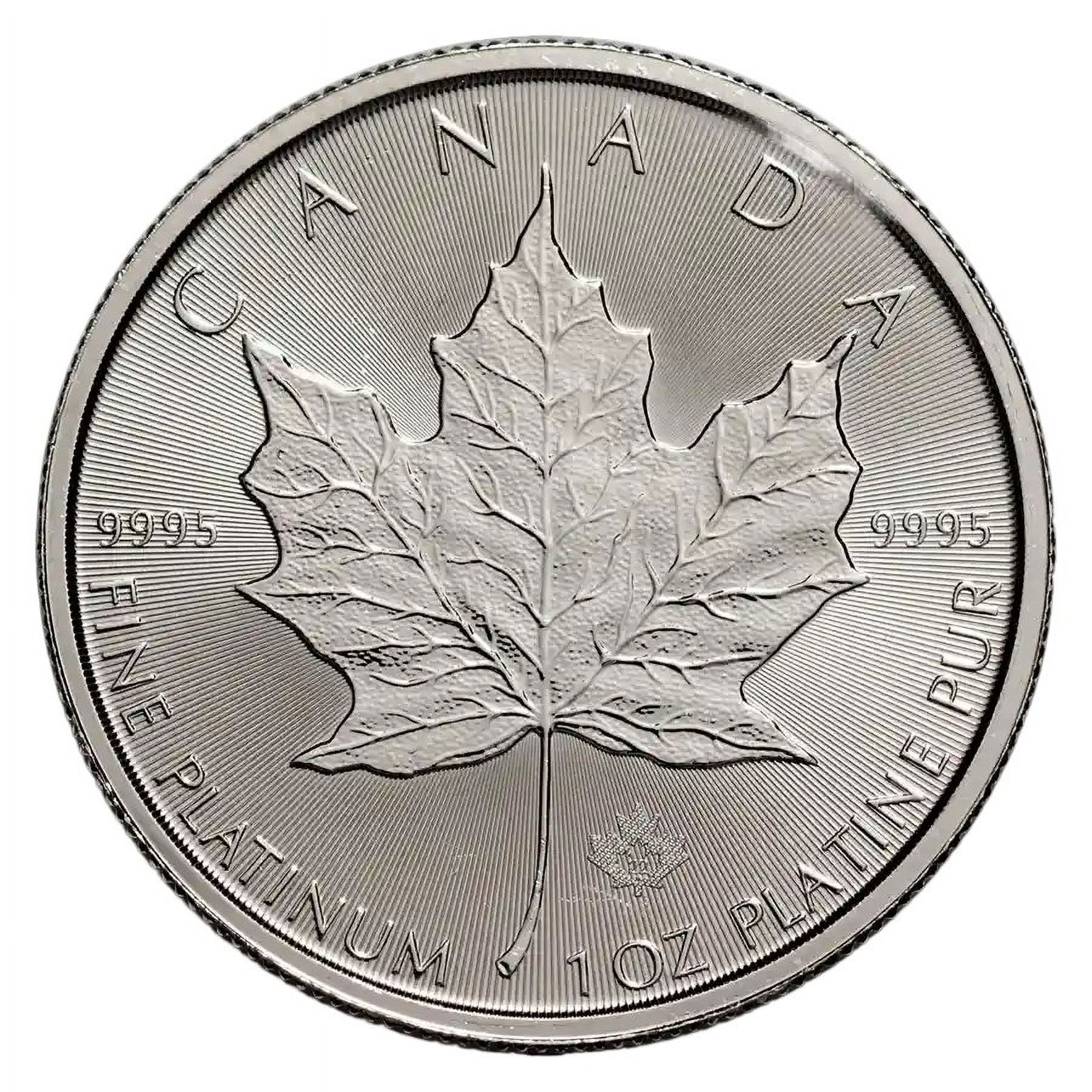 1 oz Canadian Platinum Maple Leaf Coin BU - Investment-Grade, .9995 ...