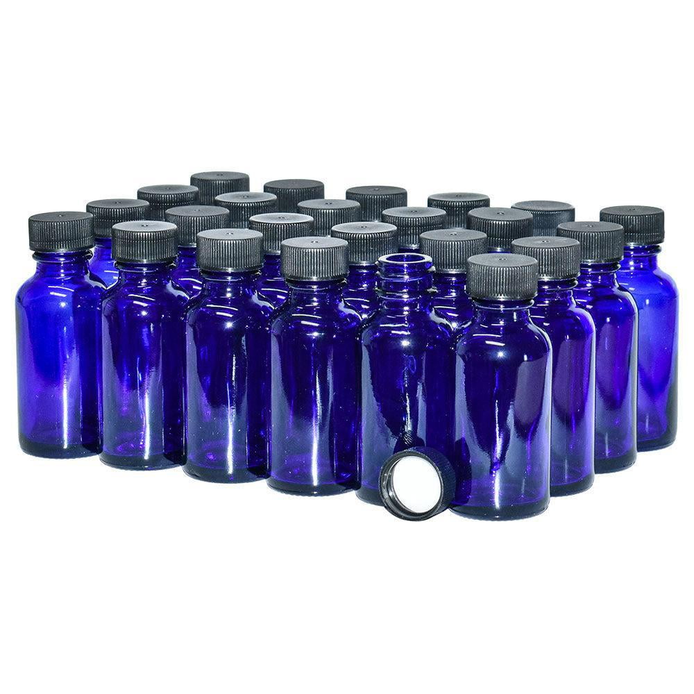 1 oz. Cobalt Blue Boston Round with Black Cap (20/400) (V23) (V6 ...