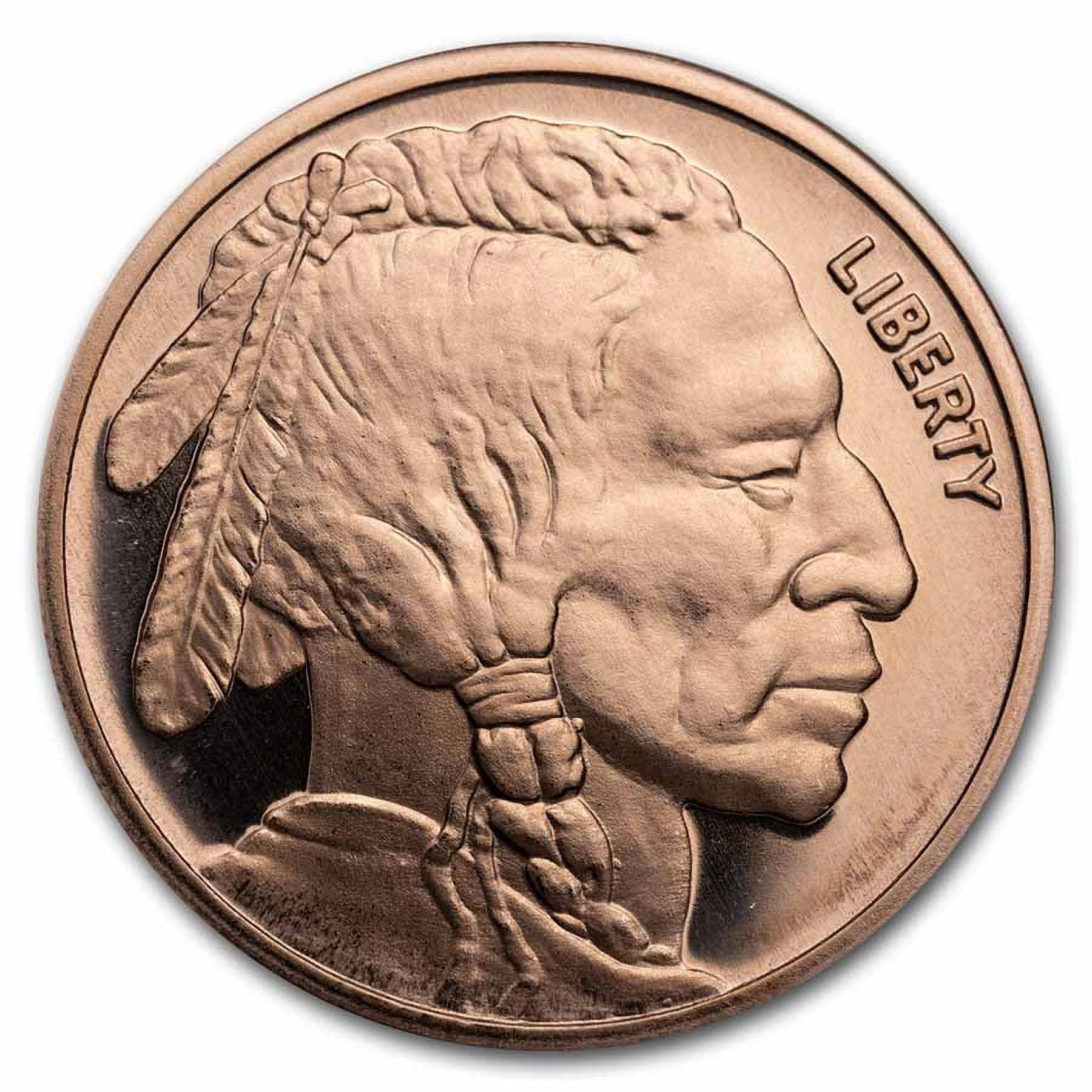 1 oz Copper Round - Buffalo - Walmart.com