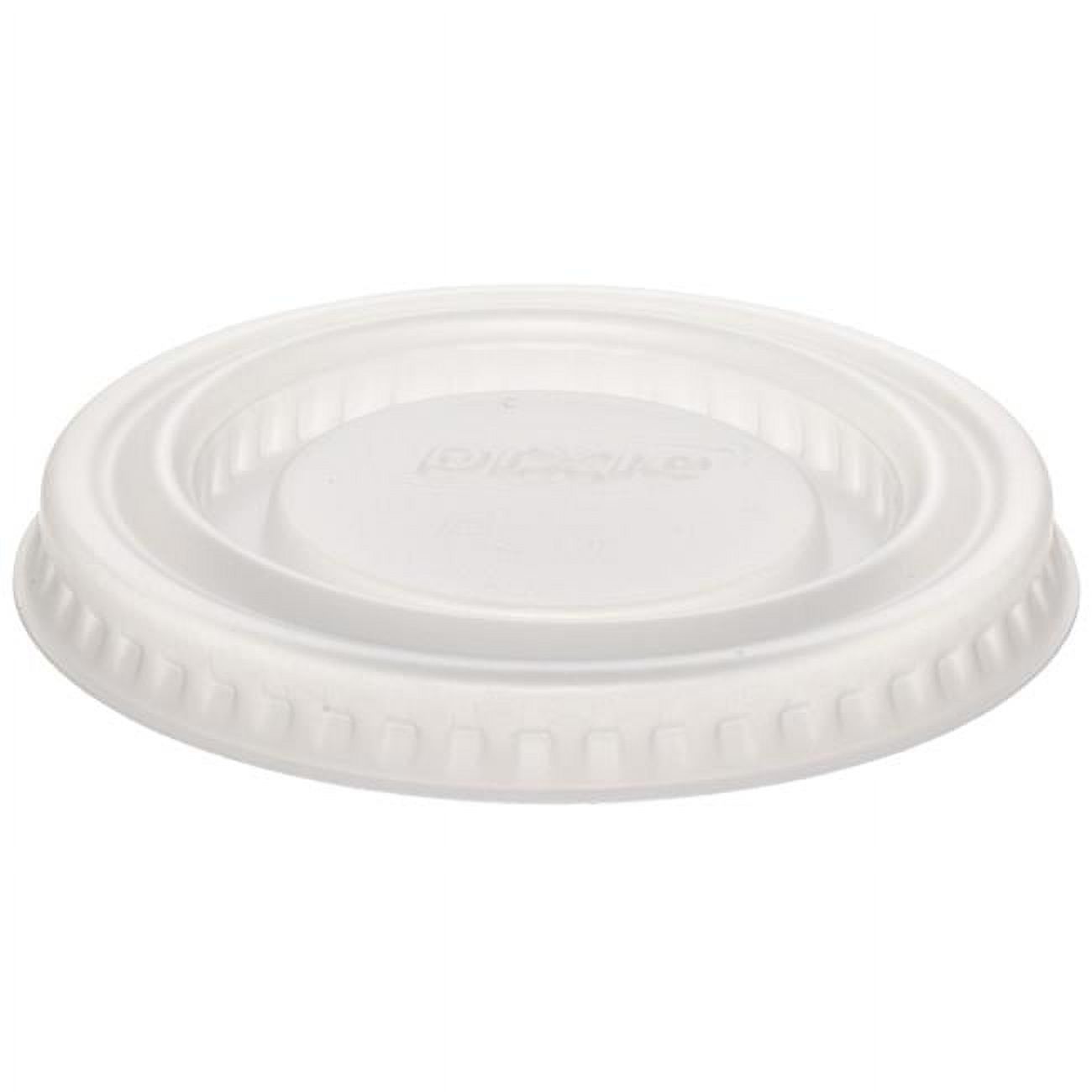 1 oz Disposable Clear Plastic Souffle Lid Set of 100 - Walmart.com