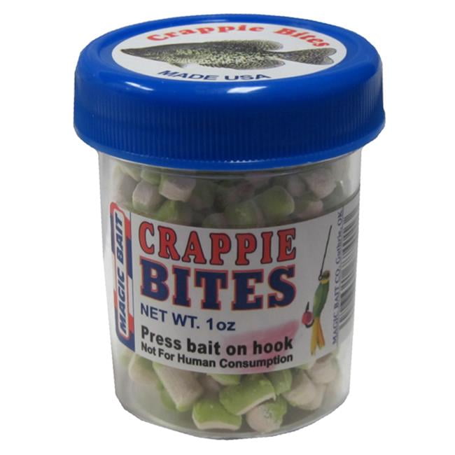 1 oz Fishing Crappie Bites - Chartreuse - Walmart.com