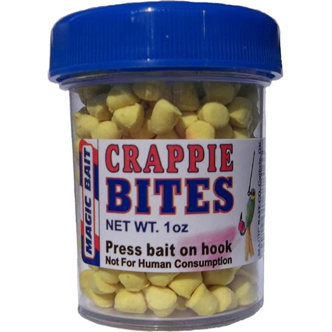 1 oz Fishing Crappie Bites - Yellow - Walmart.com