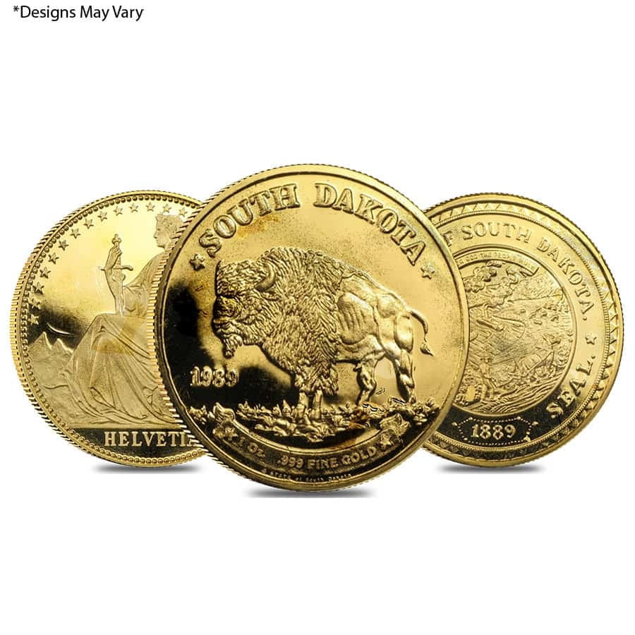 1 oz Generic Gold Round .999+ Fine (Secondary Market) - Walmart.com