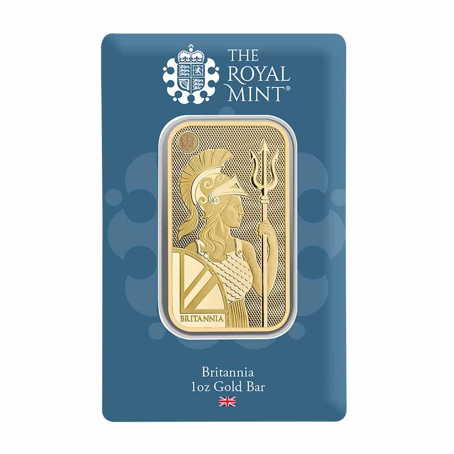 1 oz Gold Bar - The Royal Mint Britannia (New Assay) - Walmart.com