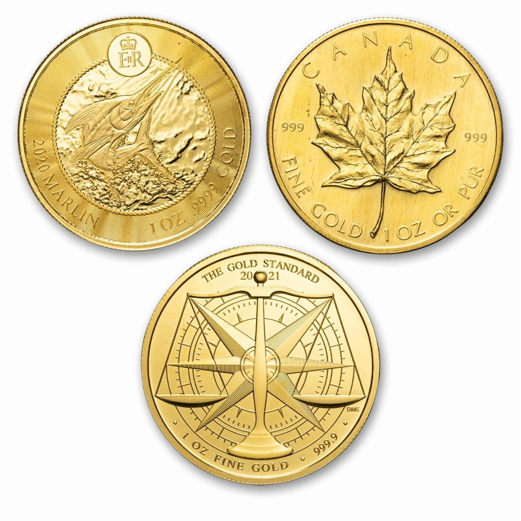 1 oz Gold Coin - Random Design - Walmart.com