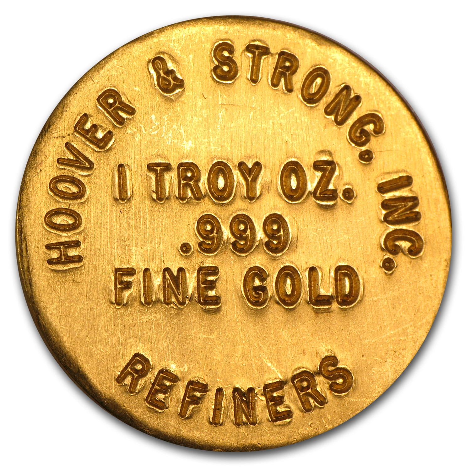 1 oz Gold Round - Hoover & Strong - Walmart.com