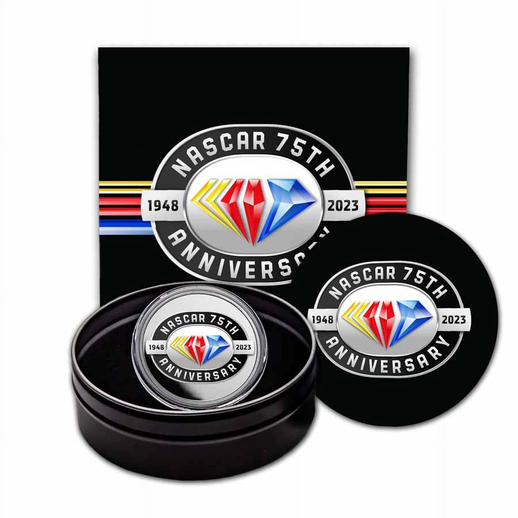 1 oz NASCAR 75th Colorized Silver Proof - Walmart.com