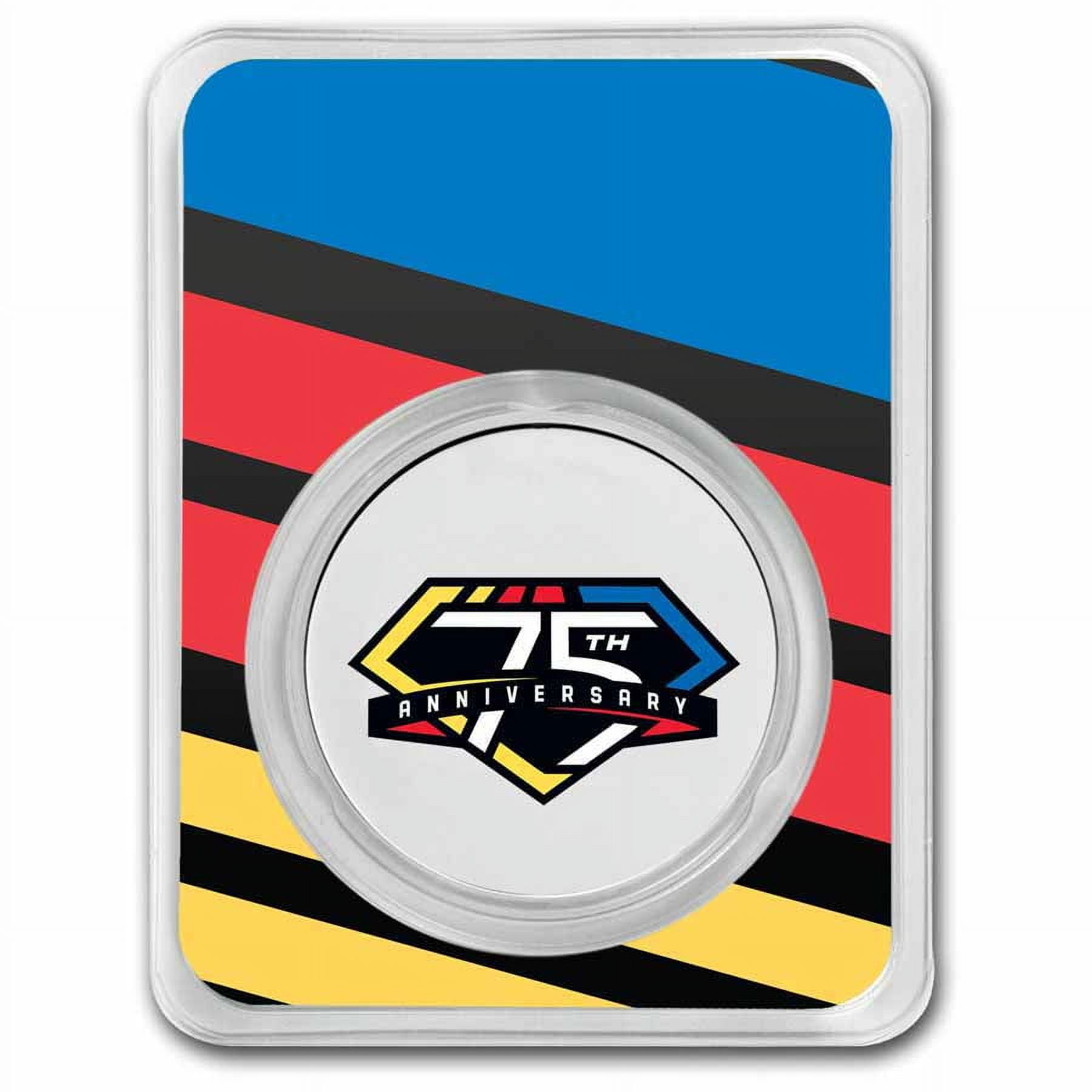 1 oz NASCAR 75th Double Sided Colorized Silver Round - Walmart.com