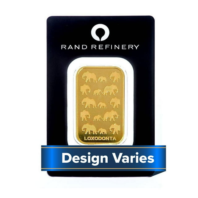 1 oz Rand Refinery Gold Bar .9999 Fine Sealed in Assay - Walmart.com