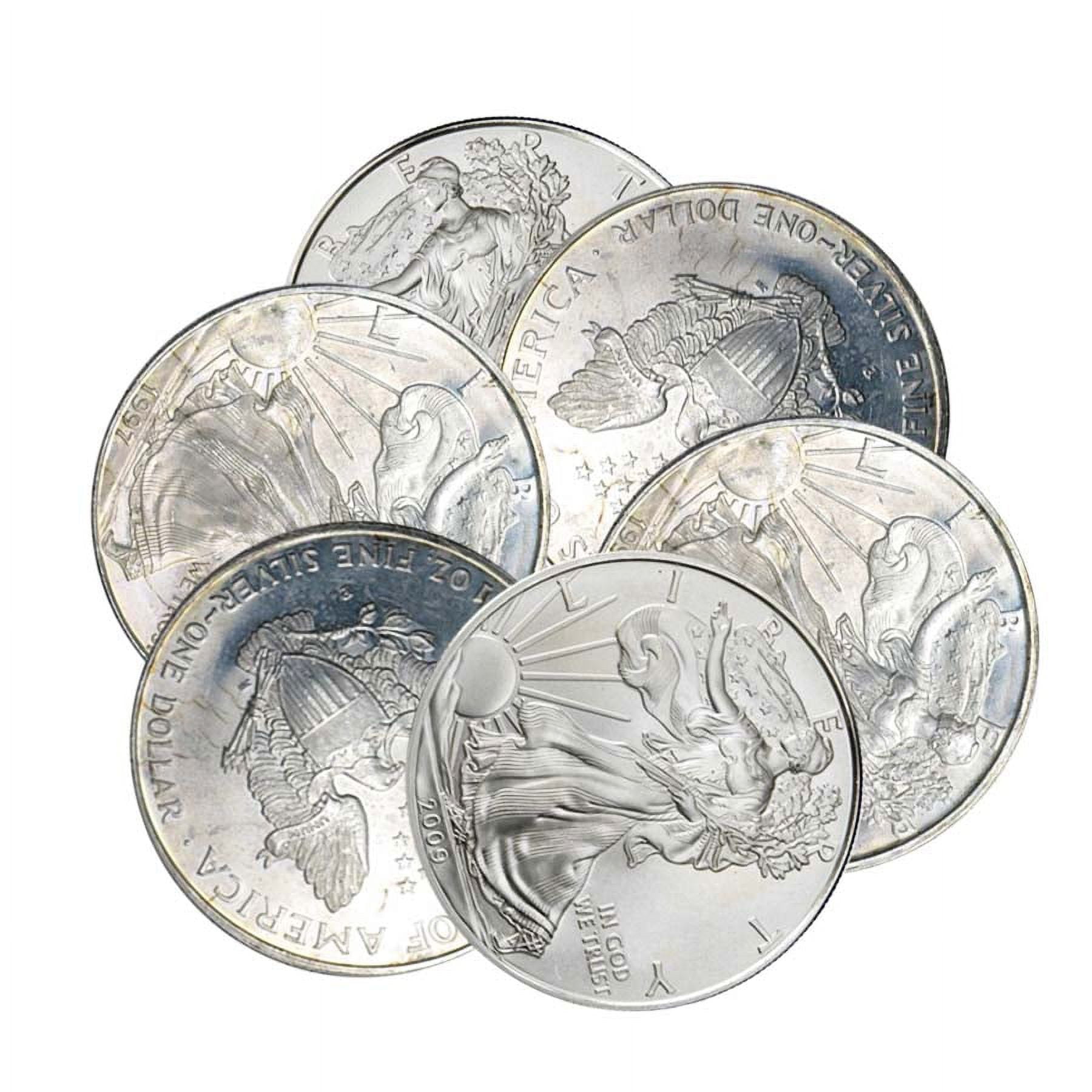 U.S. Mint American Silver Eagle, 1 oz, Cull Condition, .999 Fine Silver ...
