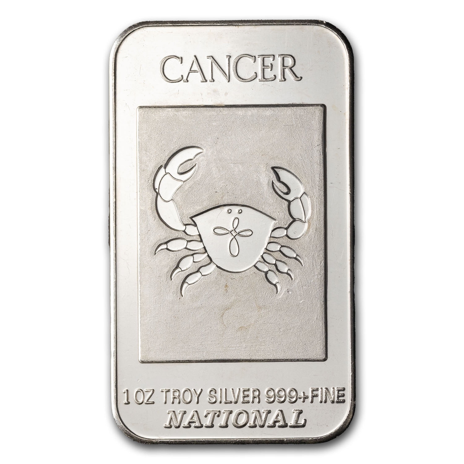 1 oz Silver Art Bar - National Refiners-Assayers (Zodiac Motif ...