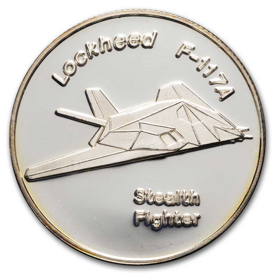 1 oz Silver Art Round - Lockheed (Random Motif) - Walmart.com