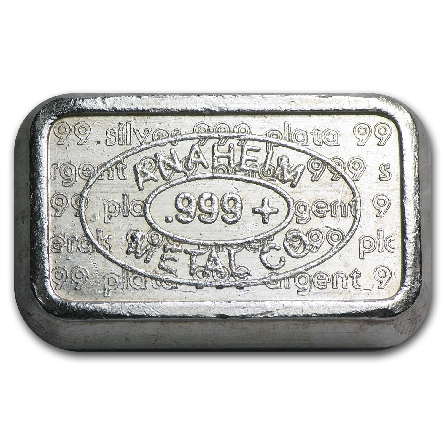 1 oz Silver Bar - Anaheim Metal Co. Brick - Walmart.com