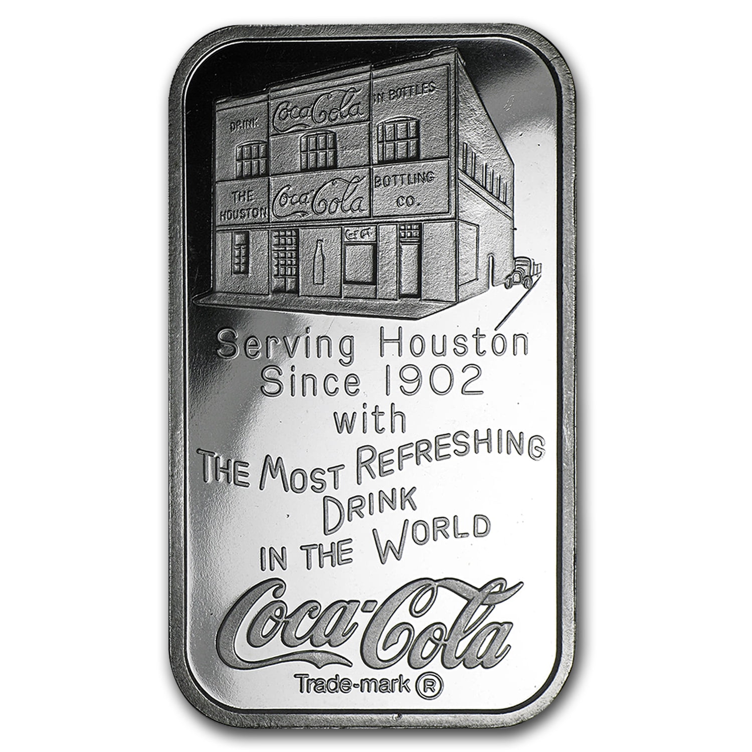 Coca-Cola 75th Anniversary, 1 oz Silver Bar, Collectible .999 Fine ...
