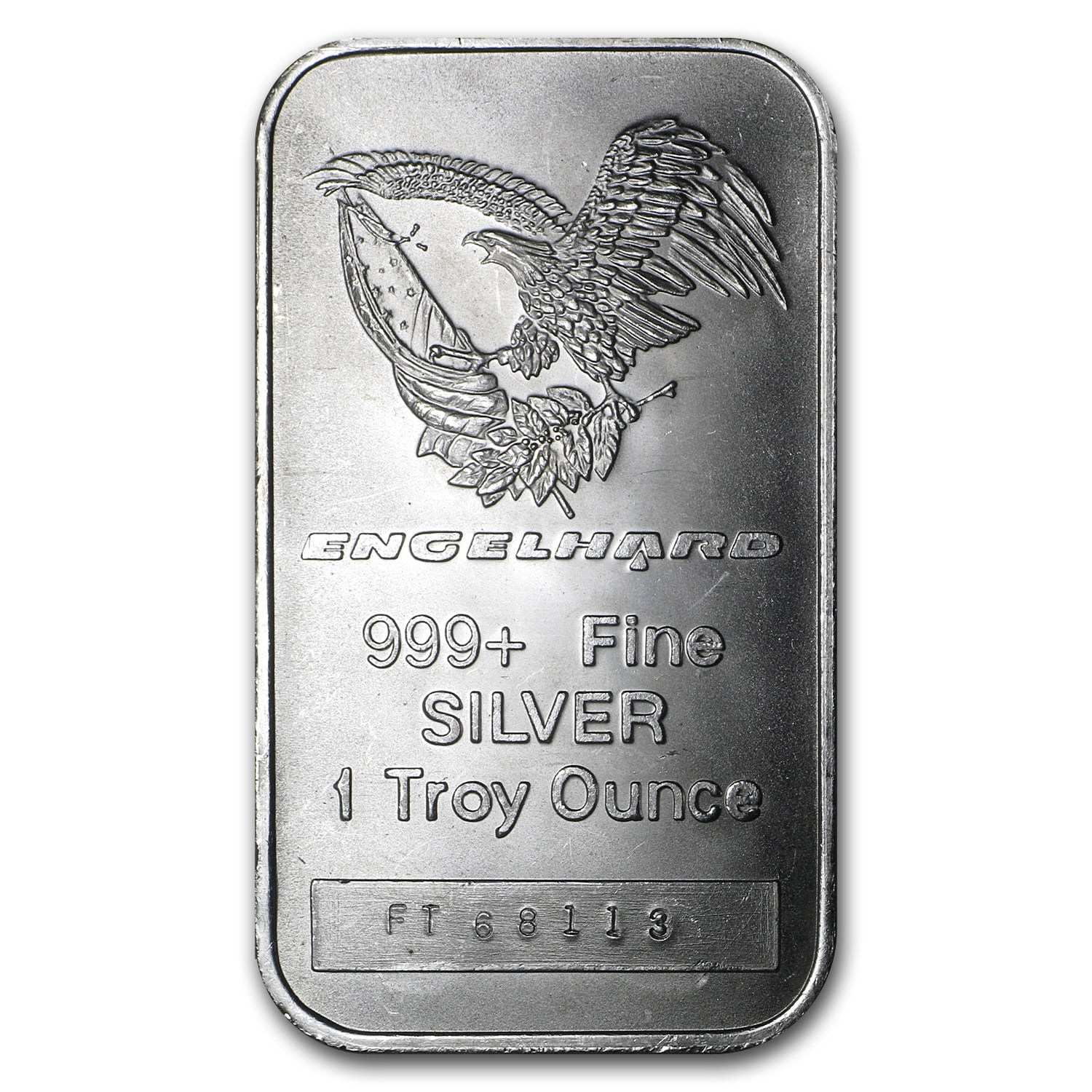 1 oz Silver Bar - Engelhard (Tall-Eagle Design) - Walmart.com