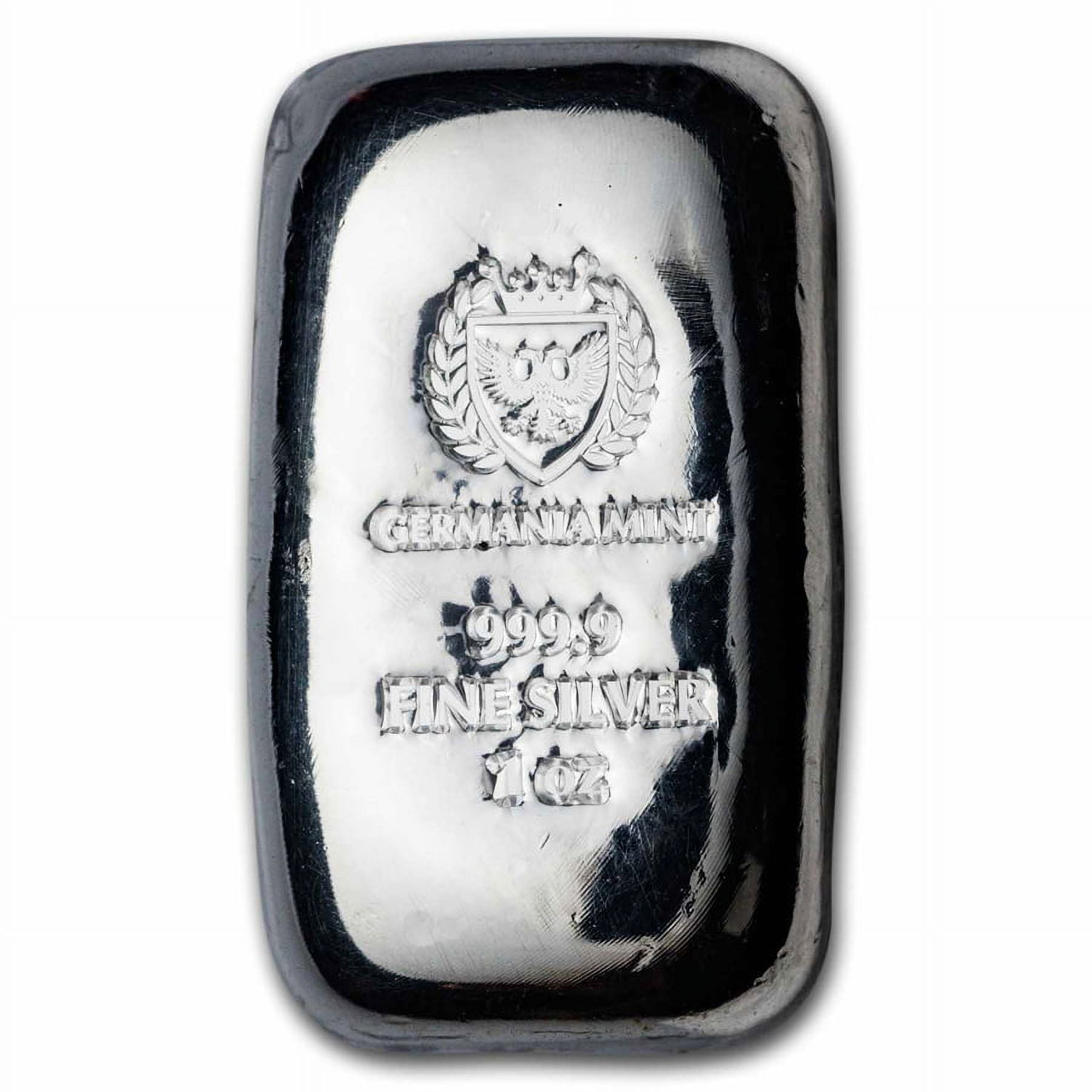 1 oz Silver Bar - Germania Mint (Serialized) - Walmart.com