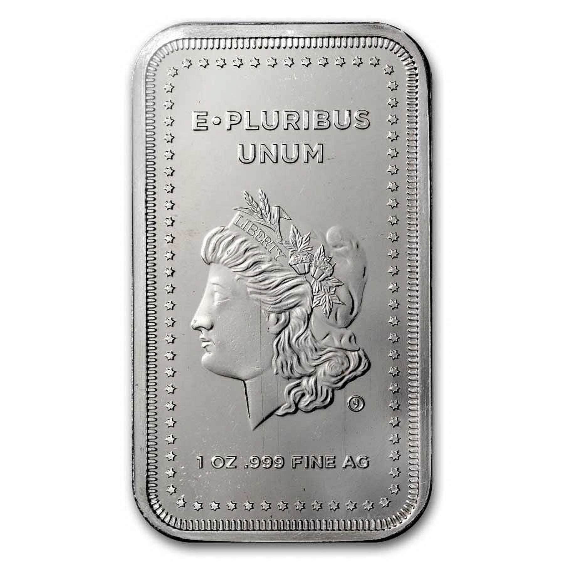 1 oz Silver Bar - Morgan Design - Walmart.com
