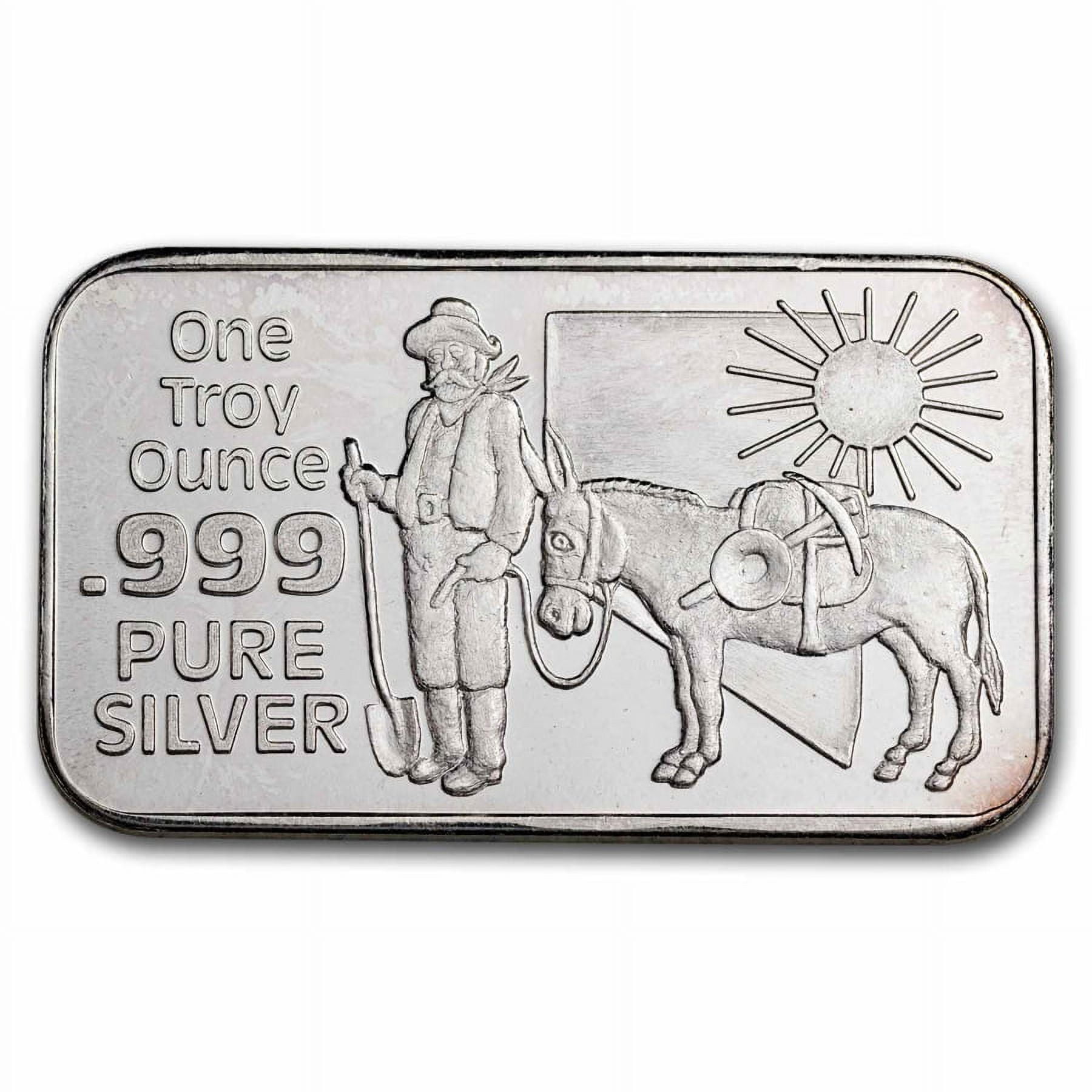 1 oz Silver Bar - Nevada Coin Mart - Walmart.com