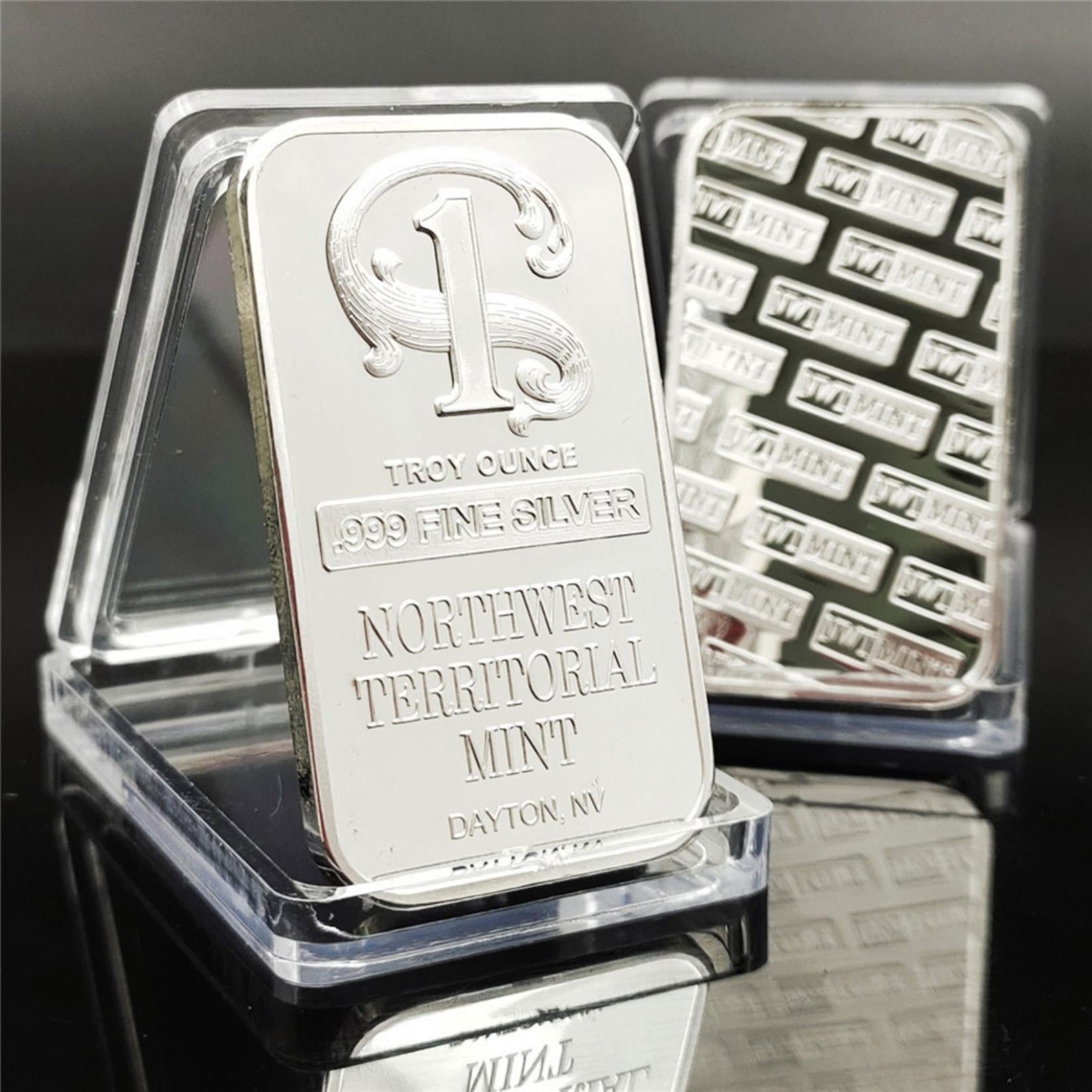 1 oz Silver_Bar - Northwest_Territorial_Mint Sealed Reverse Space for ...