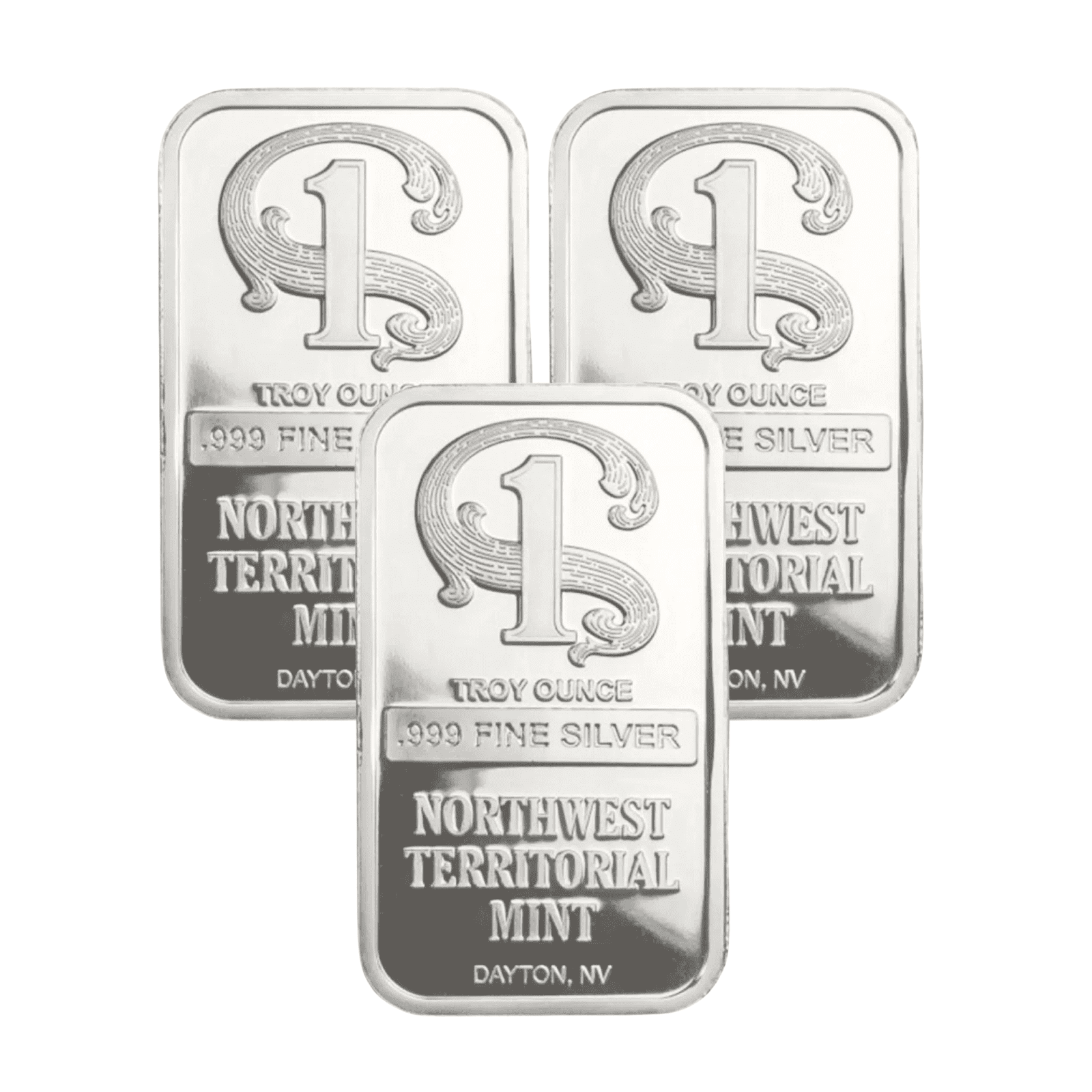 1 oz Silver_Bar - Northwest_Territorial_Mint Sealed Reverse Space for ...