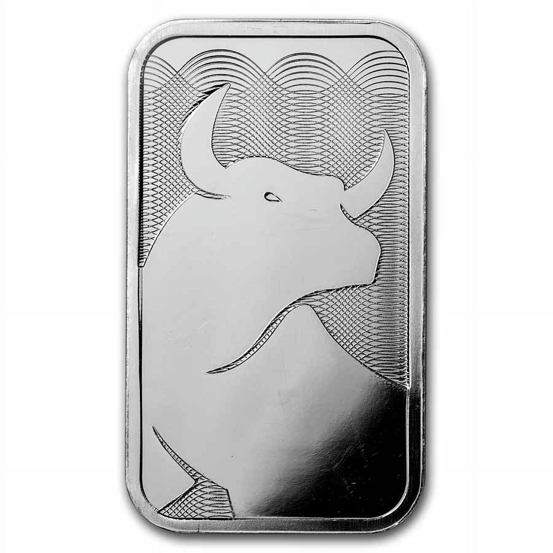 1 oz Silver Bar - Wall Street Bull - Walmart.com