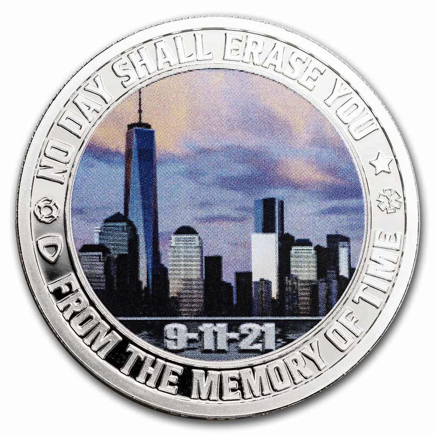 1 oz Silver Colorized Round - 9/11 20th Anniversary: Dawn - Walmart.com