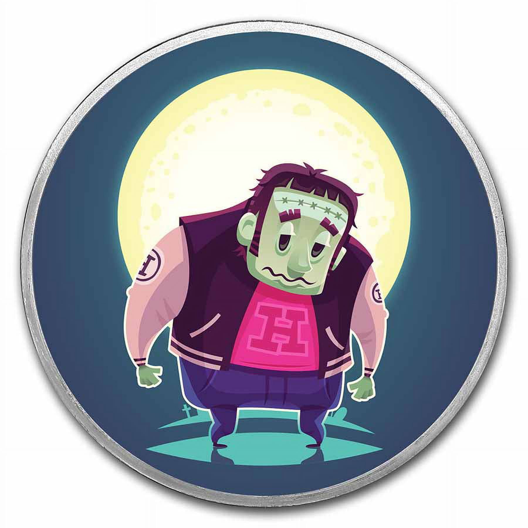 1 oz Silver Colorized Round - APMEX (Frankenstein) - Walmart.com